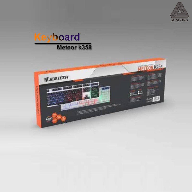 BASIC OFFICE WIRED USB Computer KEYBOARD Backlight K358 | Shopee ...