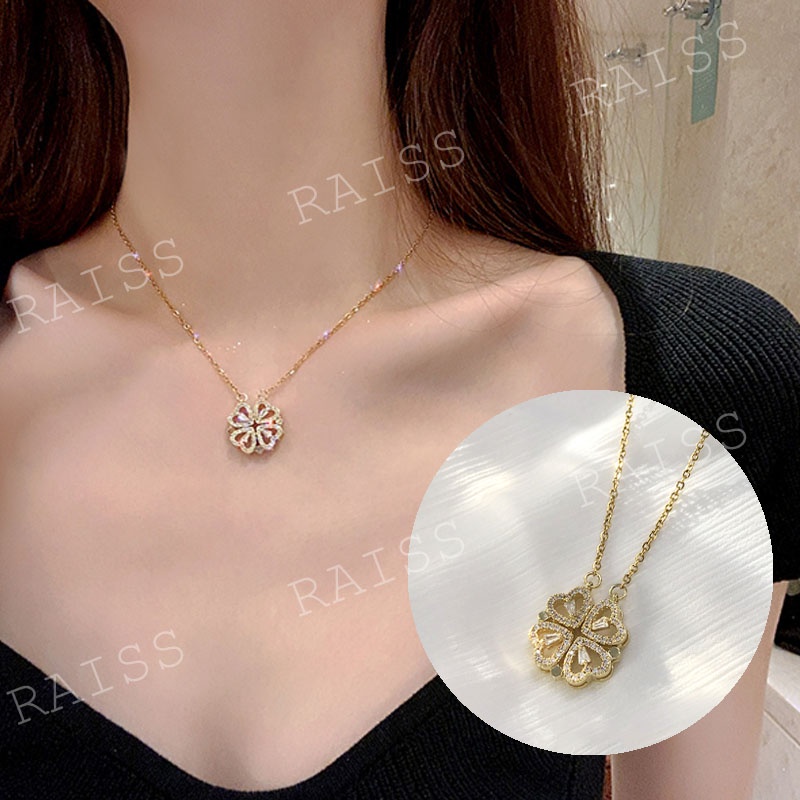 Kwintas Stainless Steel Necklace For Women Vintage Butterfly Pendant ...