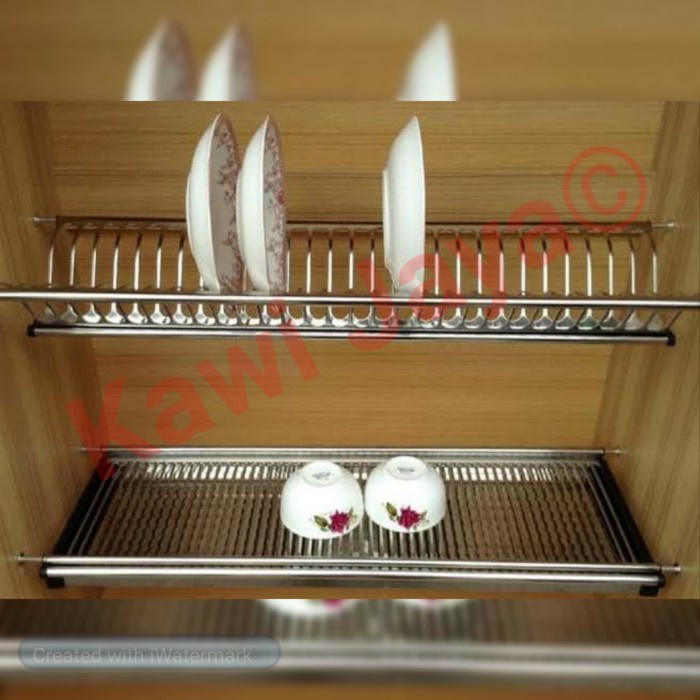 Hanging Dish Rack Huben Kitchen Cabinet Set Stainless Steel 60cm ...