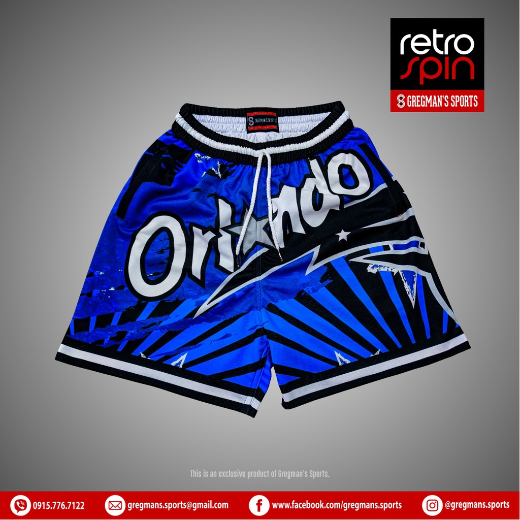 MAGIC RETRO SPIN SHORTS / Basketball Shorts / Sublimation | Shopee ...