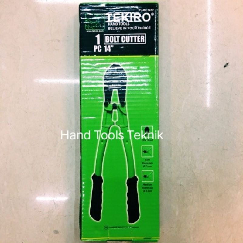Tekiro Bolt cutter 14" inch plate and iron scissors | Shopee Philippines