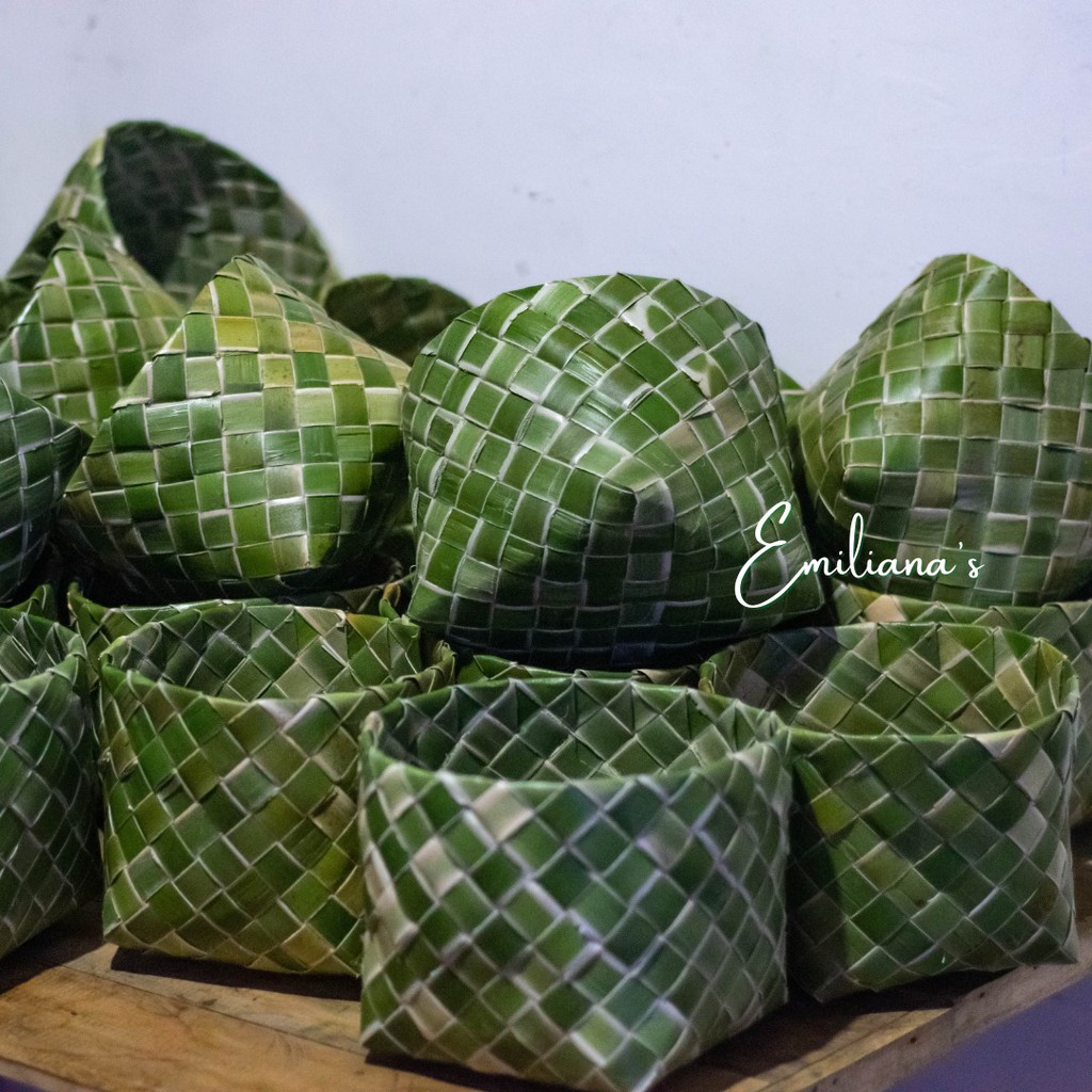 5 pcs. Mini Pandan Flower Pot Organic Paso Seedlings Plant Nursery Pots ...