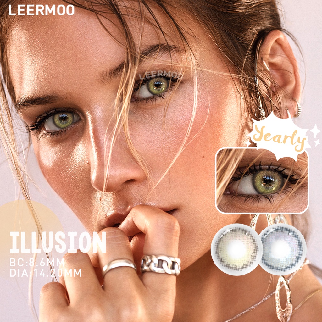 FANCY LOOK Pearl Effect Colored Contacts Illusion Series Eye Contact ...