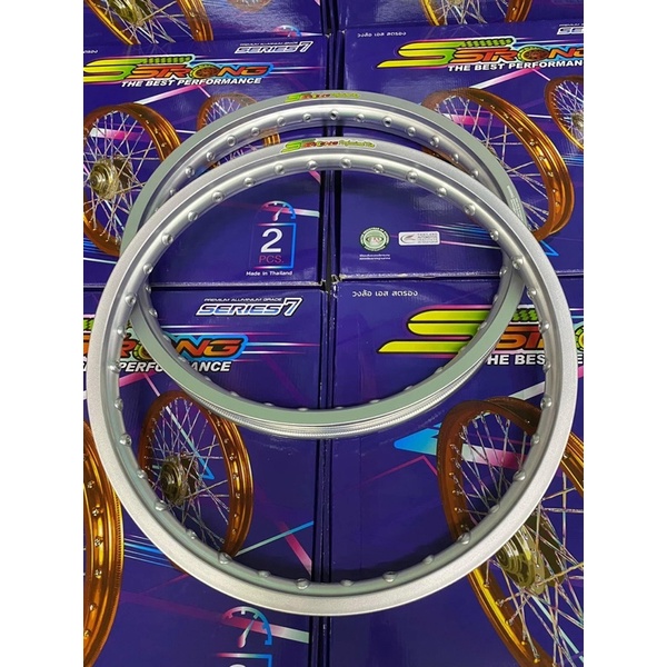 Original strong rims.1.2 font 1.4 rear made in Thailand | Shopee ...