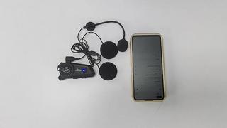 GEARELEC C2 Motorcycle Helmet Intercom Headset For 2 Riders For Talk ...