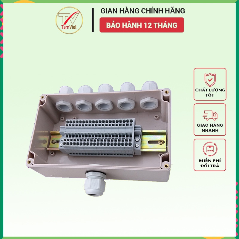 Tam Viet electrical wiring box, 6-way IP 65 waterproof electrical junction box | Shopee Philippines
