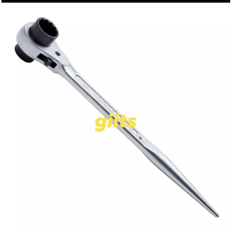 Hans Ratchet Structural Box Wrench 17mm x 19mm for Scaffolding Works ...