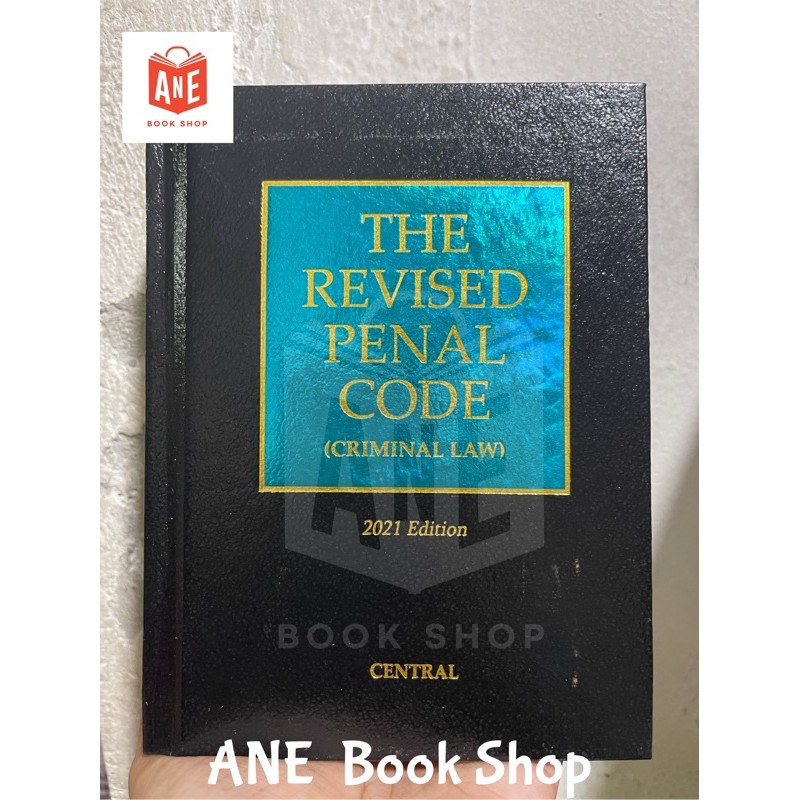 AUTHENTIC The Revised Penal Code 2021 edition by Central Books | Shopee ...