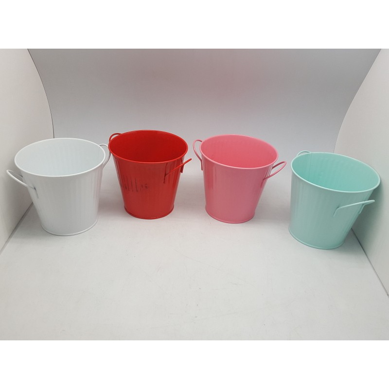 [uniquenovelties] COLORED METAL PAIL ASSORTED SMALL | Shopee Philippines