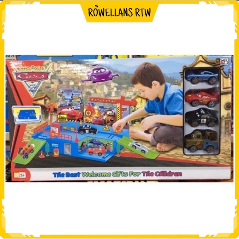 Super Racing CARS Garage Parking Toy Set | Shopee Philippines