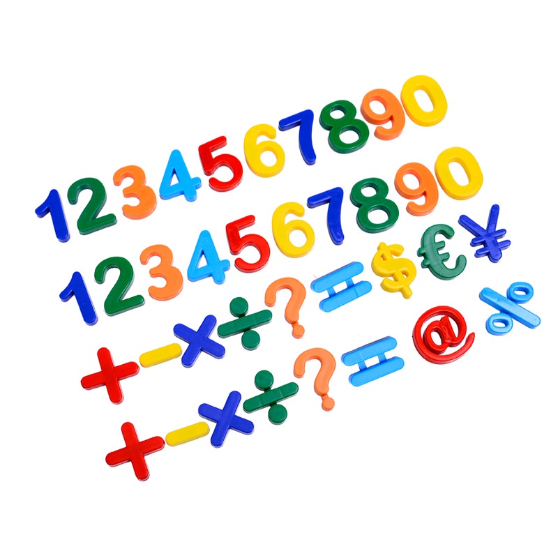 CC Magnetic Letters Alphabet Numbers Math Symbols Magnet Sticker ...