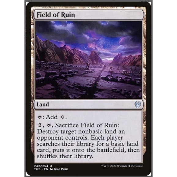 Magic the Gathering | Field of Ruin | Shopee Philippines