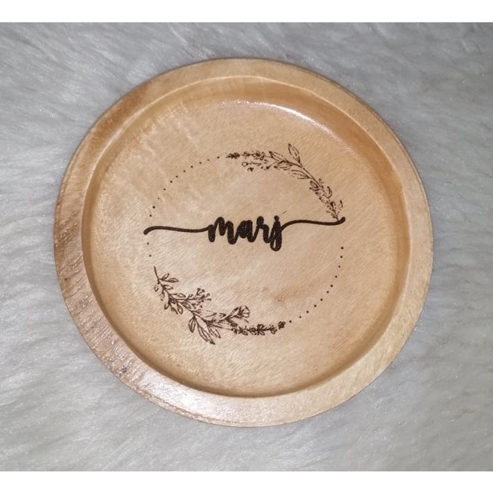 Personalized Wooden Coasters made from Acacia Wood | Shopee Philippines