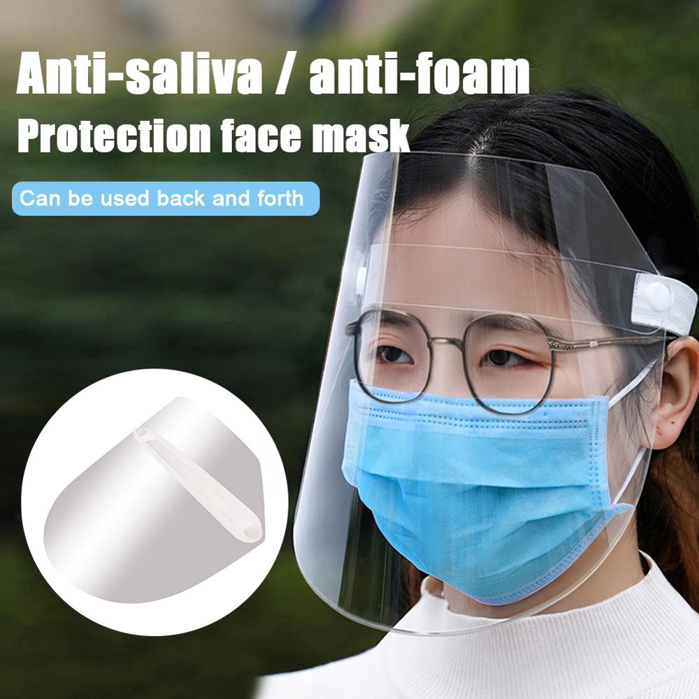 3Pcs Full Face Protect Anti saliva PVC Anti Foam Covering Dust-proof ...