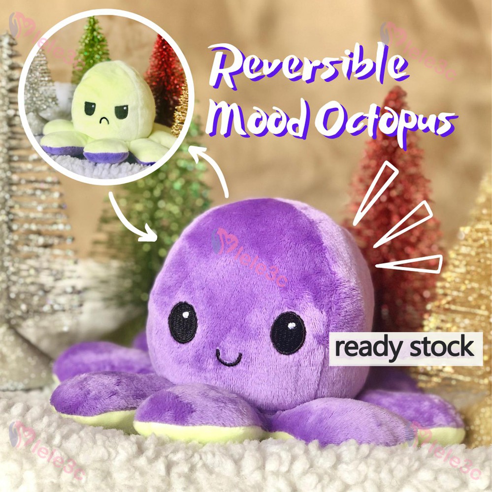 Christmas gift tiktok flip cute reversible bipolar teeturtle Octopus ...