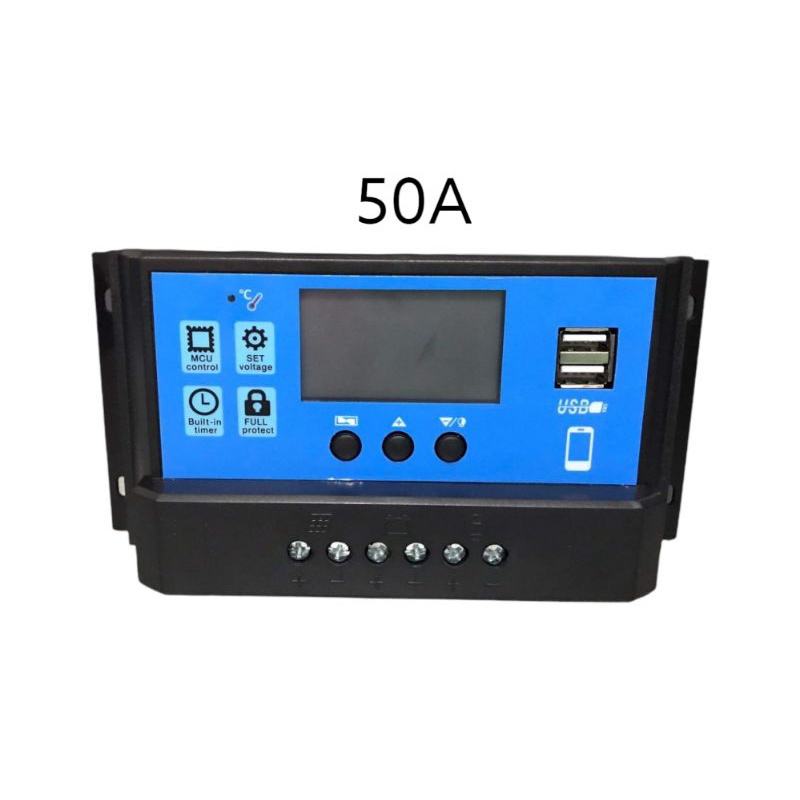 YJSS 12V 24V 10A 20A 30A 40A 50A 60A Intelligent PWM Solar Charge Controller | Shopee Philippines