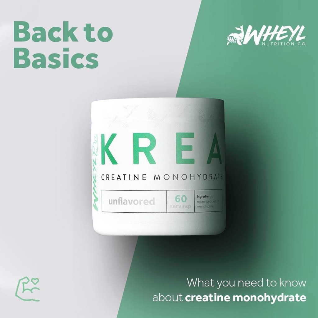 Krea Creatine 300g 60 Servings By Wheyl Nutrition - Pure Micronized ...