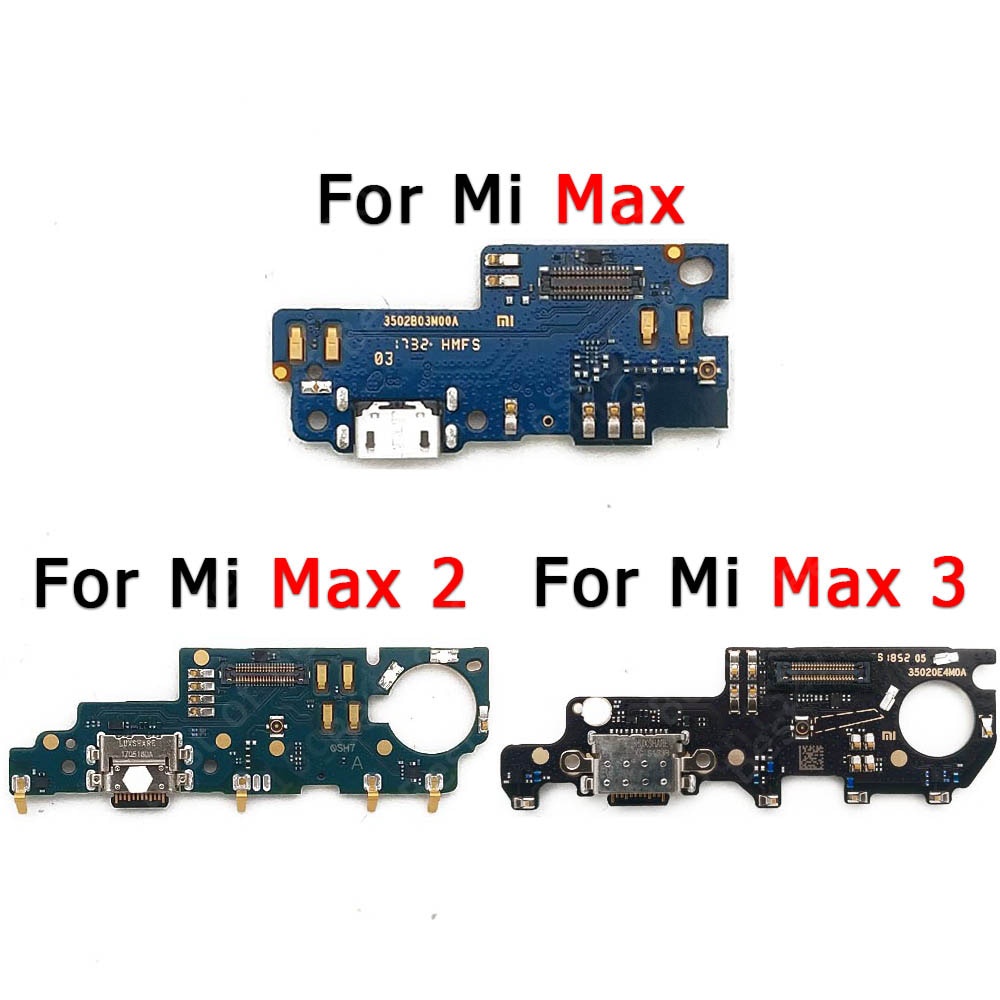 Charging Port For Xiaomi Mi Max 3 2 Max2 Max3 Charge Board Repair Flex Usb Connector Plate ...