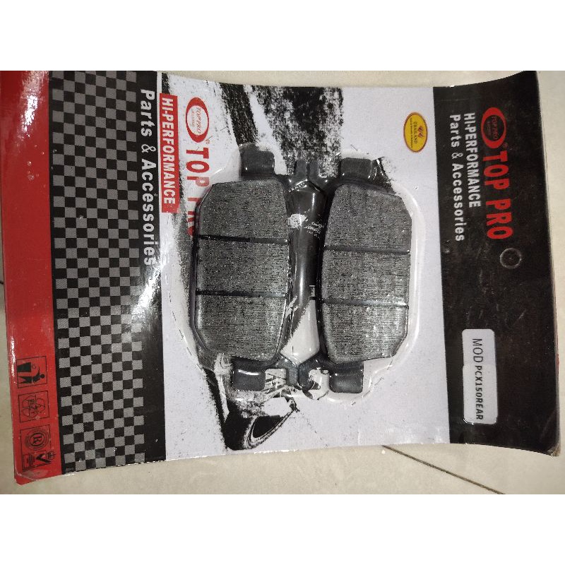 TOP PRO brake pad Honda pcxm/ ADV rear | Shopee Philippines