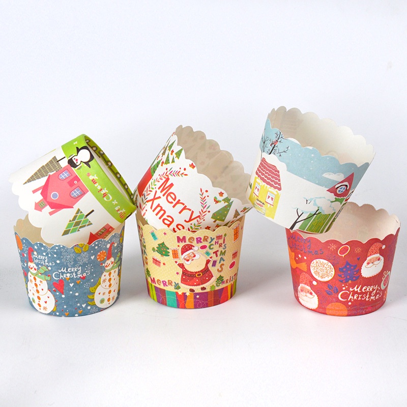 50pcs Muffin Cupcake Paper Cup Cake box Liner Baking Cups Wedding Party ...