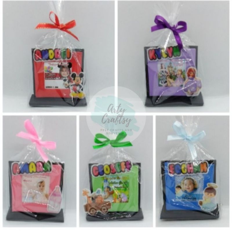 Mini frame standy.Giveaways souvenir for birthday and chrstening ...