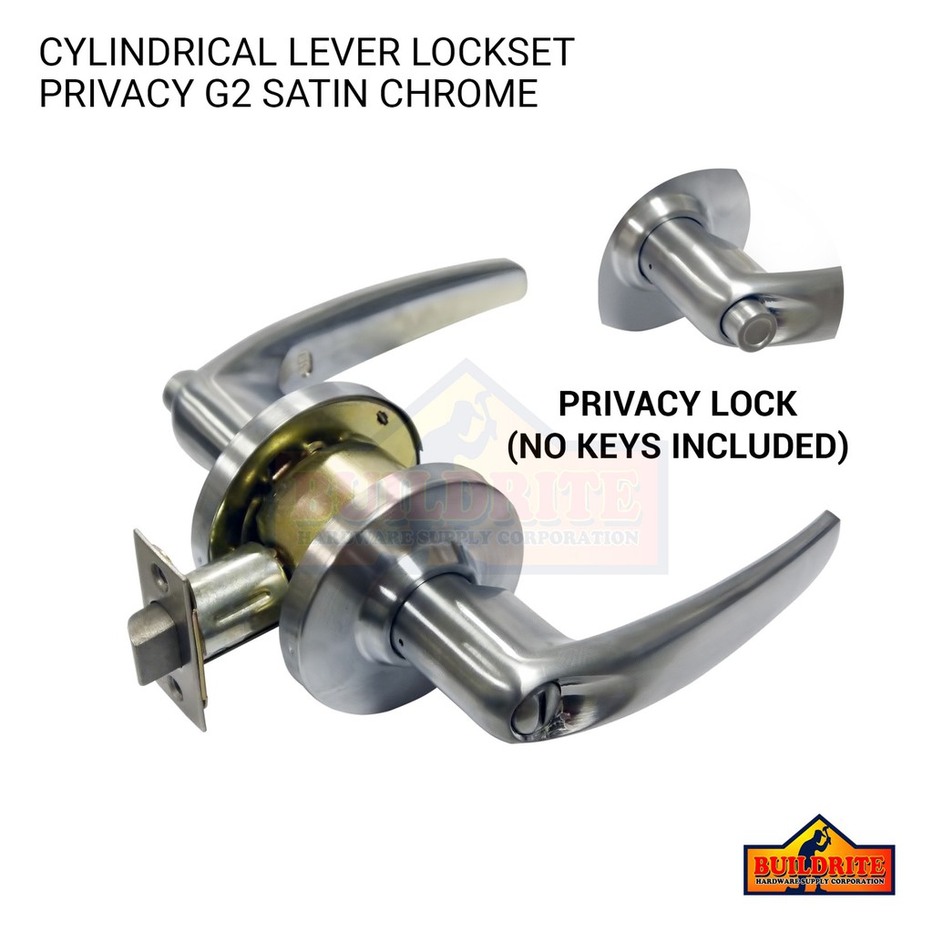 SIGLOCK L4462 Privacy Lock G2 Satin Chrome | Shopee Philippines