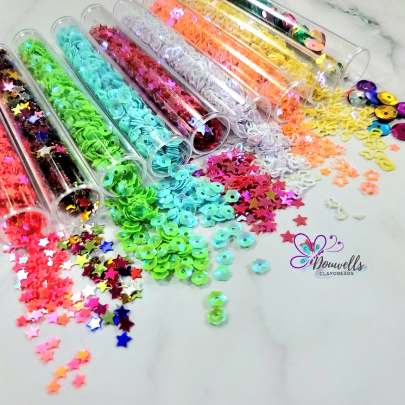 Assorted Shapes Glitters Different Shapes Sequins for DIY Arts and ...