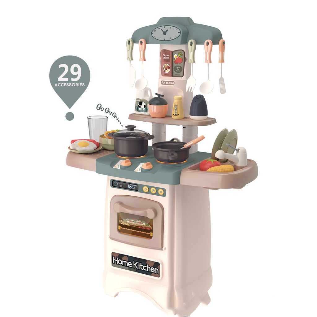 ABC BaBy Children Kitchen Toys Simulation Dinnerware Educational Toys ...