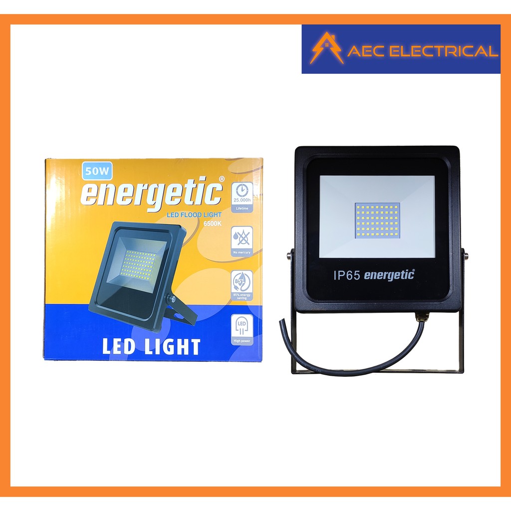 Energetic Outdoor LED Flood Light Waterproof IP65 Rated 50 Watts ...