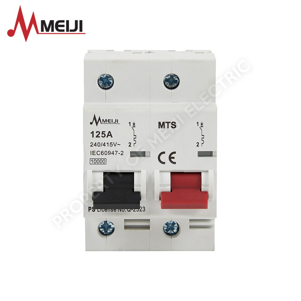 Meiji Manual Transfer Switch (Color Coded) 1 Pole Mts Electrical Line ...