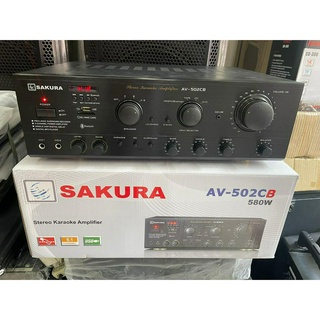 ORIGINAL SAKURA STEREO KARAOKE AMPLIFIER (AV-502CB)(AV-5023) | Shopee Philippines