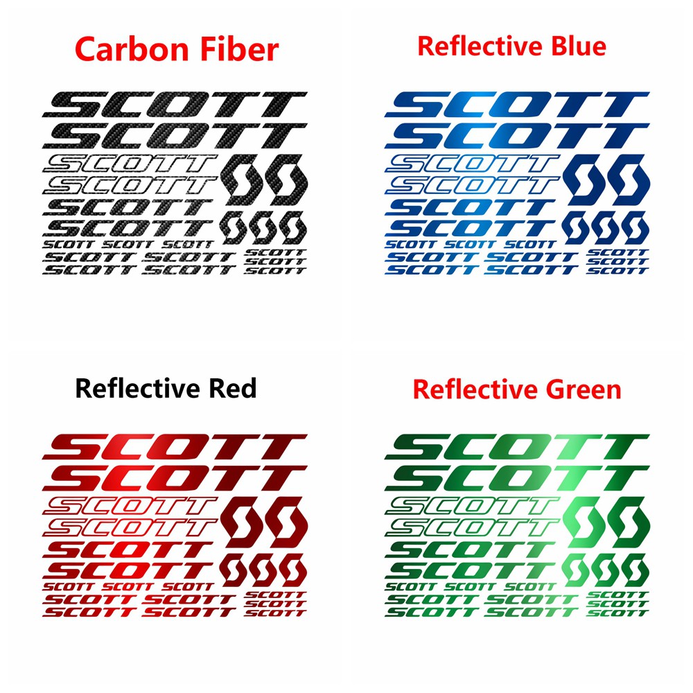 Hot Sale Scott Stickers For Bike Frame Decor Mtb Cycling Vinyl Sticker ...
