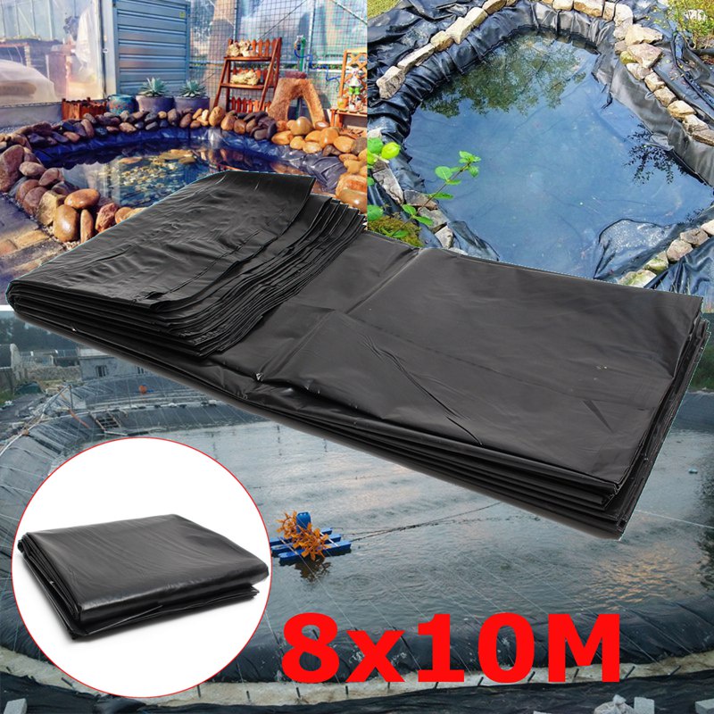 20s 8*10m Large Fish Pond Liner Garden Pools Reinforced HDPE Heavy Duty ...