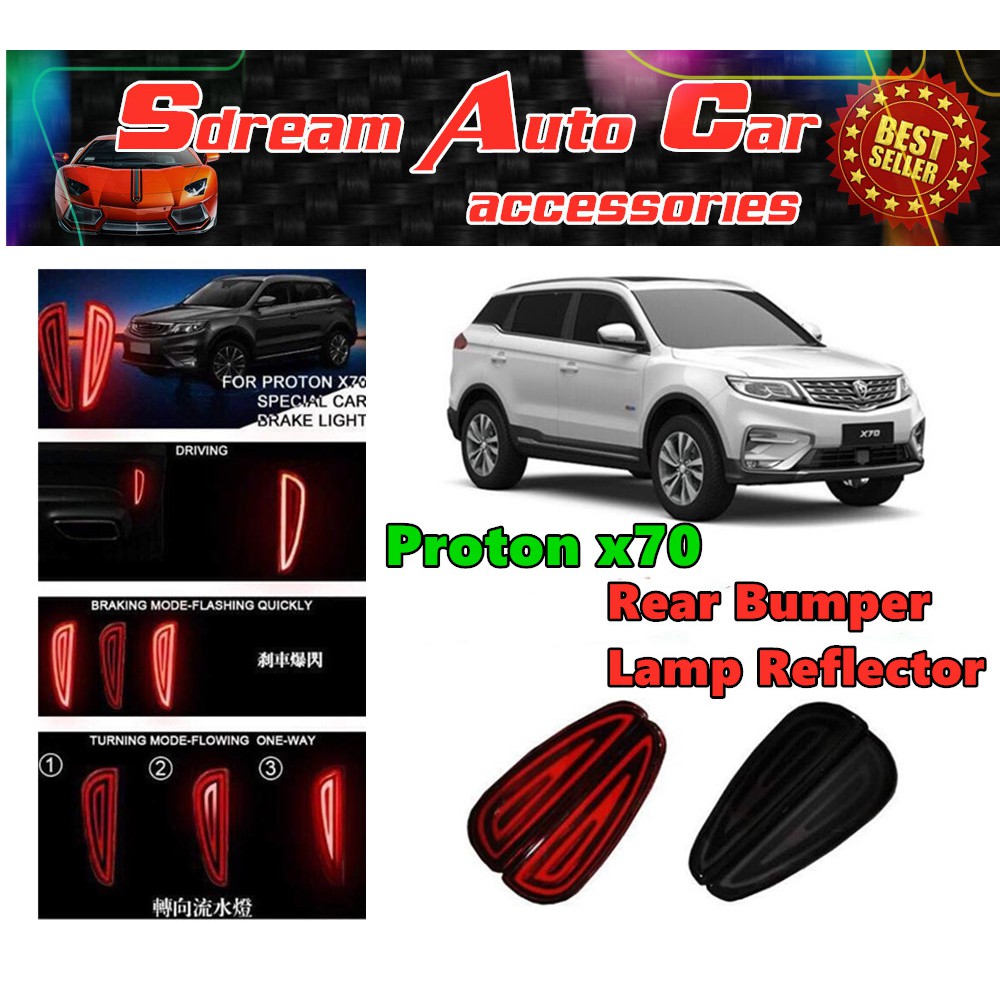 PROTON x70 Rear Bumper Lamp Reflector | Shopee Philippines