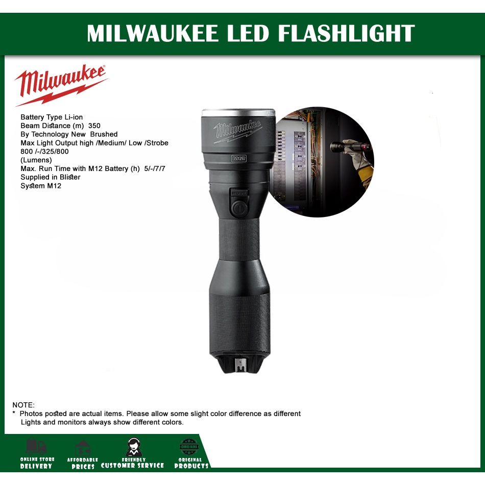 M12 MLED-O LED HIGH PERFORMANCE FLASHLIGHT (BARE) | Shopee Philippines