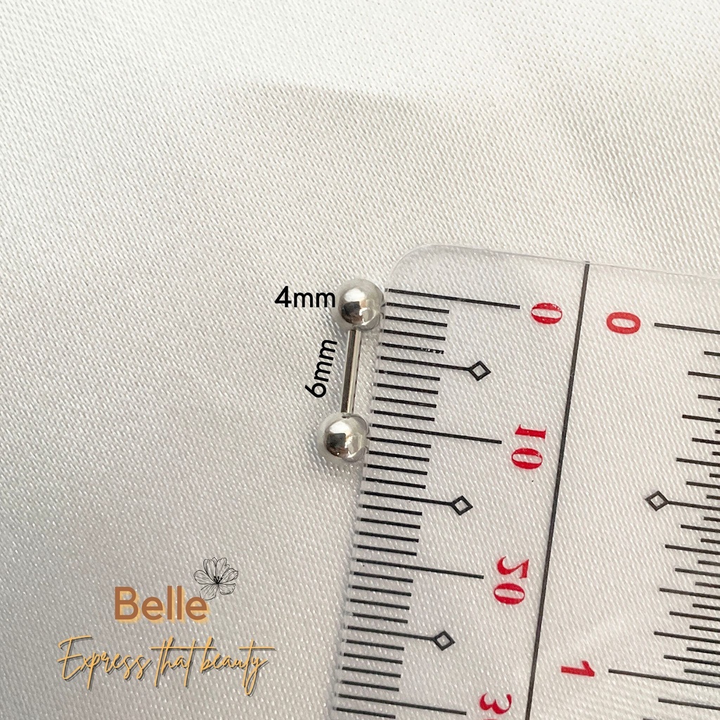 (Sold per piece) Stainless Steel Hypoallergenic Body Piercing De Roscas ...