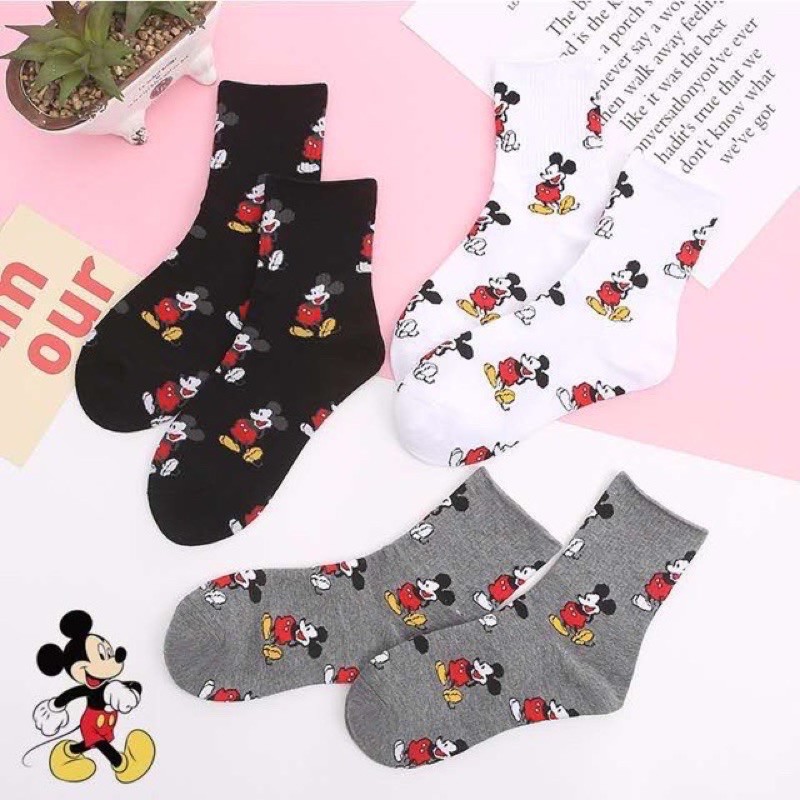 Mickey Mouse • Iconic Socks • [E1B] | Shopee Philippines