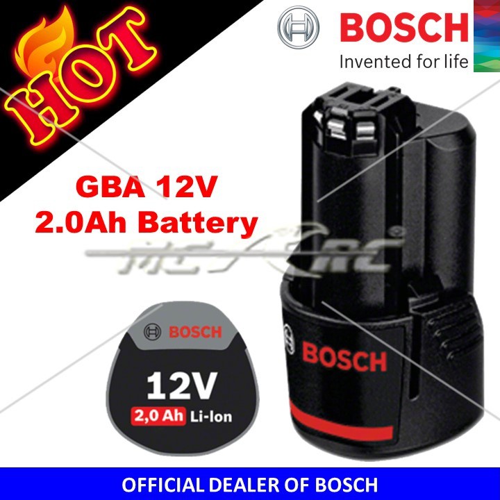 Bosch GBA 12V 2.0Ah Battery | Shopee Philippines