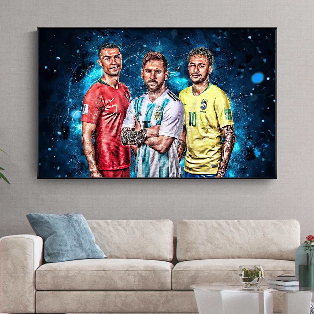 Best Football Player Canvas Poster Picture Modern Wall Art Picture Home ...