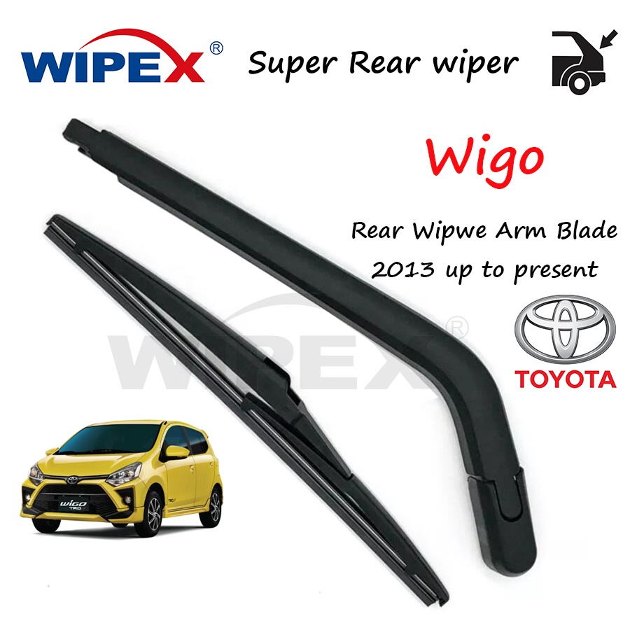 Toyota Wigo Rear Wiper arm Blade JAPAN Quality for 2013 up to present ...