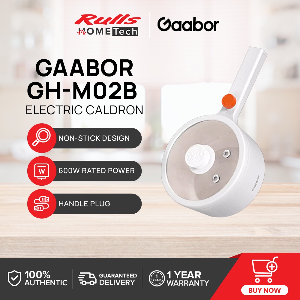 Gaabor GH-M02B Electric Caldron | Cooking Pot Non Stick Multi-Purpose ...