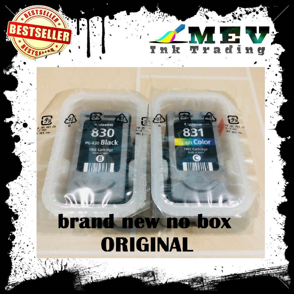 Canon 830 & 831 original cartridge (sealed no box) | Shopee Philippines