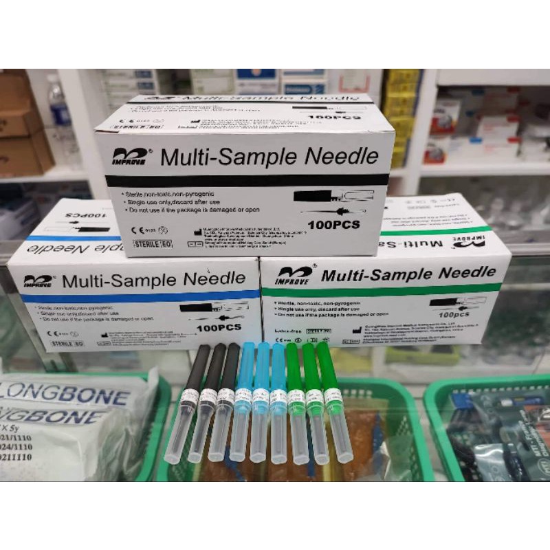 MULTI SAMPLE NEEDLE MULTI SAMPLE NEEDLE ATS W/O HUB 21G , 22G & 23G ...