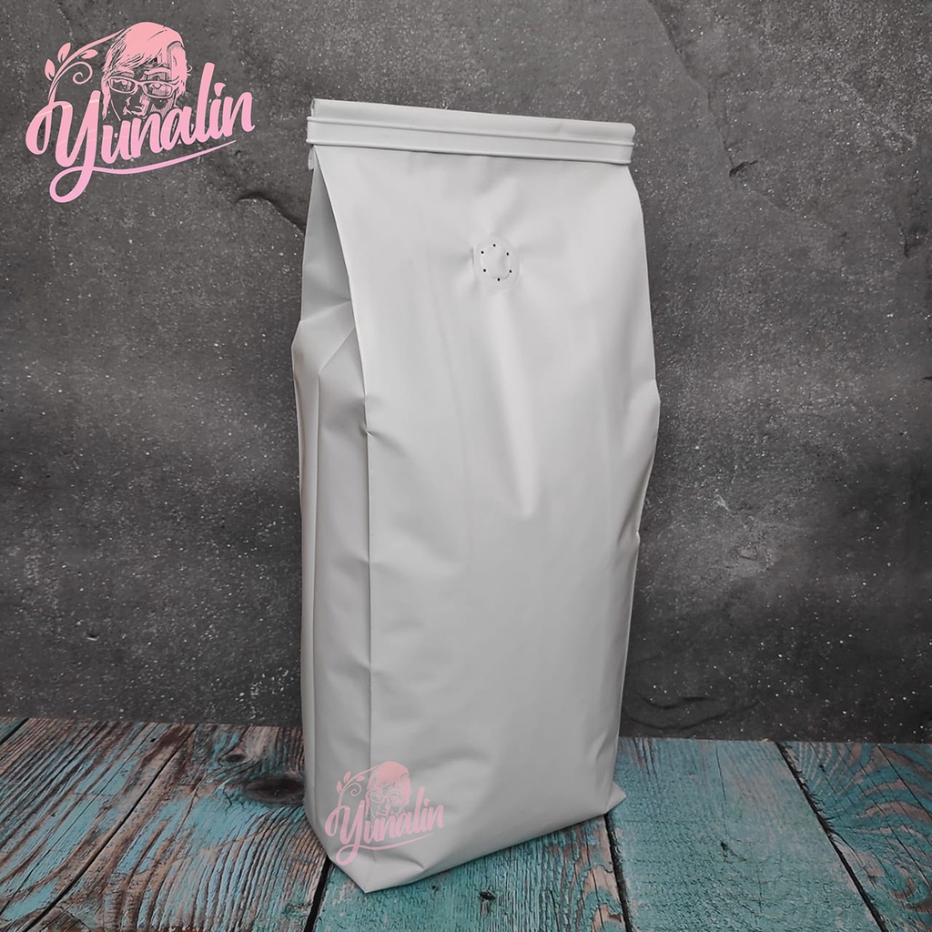 PUTIH Alu Center Seal 1 KG White Gusset Packaging | Packaging of 1000 ...