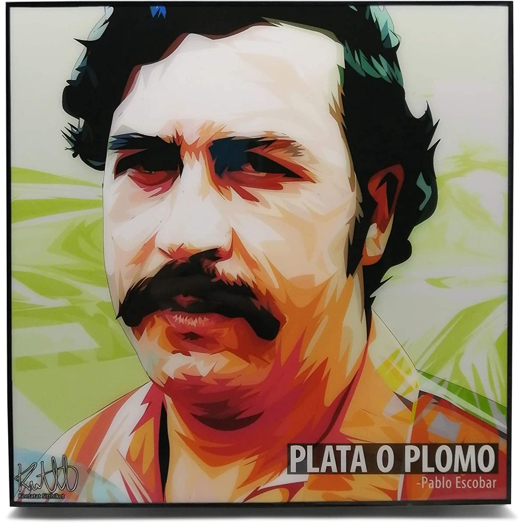 Pablo Escobar Poster and print Motivational Quotes wall decals photo ...