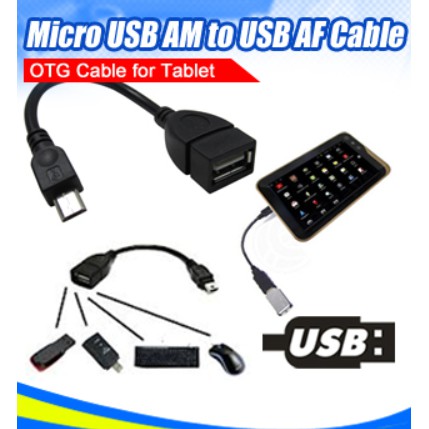 OTG Adapter Android Tablet Micro Connector USB Cable Data Sync Adapter ...