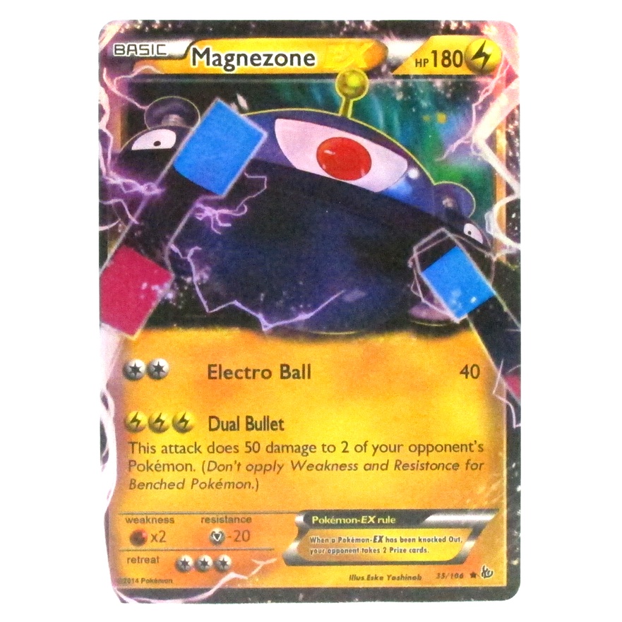 Magnezone EX Card Jiba Coil 35/106 Pokemon Gold Flash Light (Glossy) English | Shopee Philippines