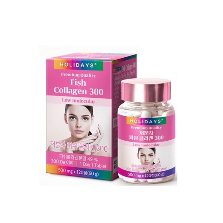 Holidays Fish Collagen 300 500mg * 120 Tablets (60g) | Shopee Philippines