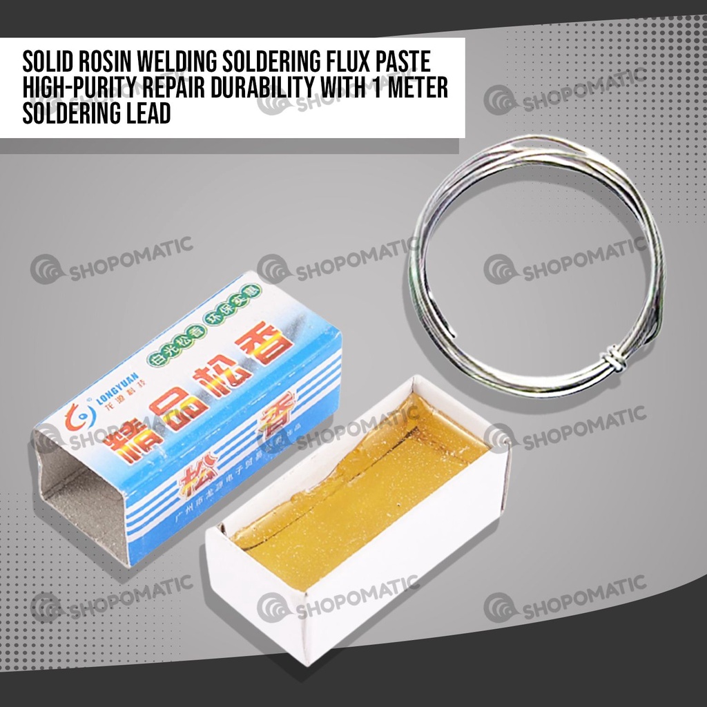 🟧Solid Rosin Welding Soldering Flux Paste High-purity Repair Durability ...