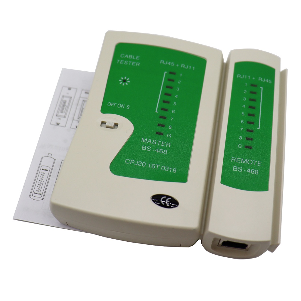 Network Cable Tester RJ45 RJ11 RJ12 CAT5 UTP LAN Cable Telephone Line ...